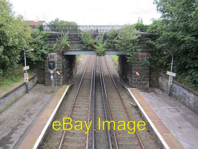 PHOTO 6X4 MERSEY Road railway bridge at Aigburth station Looking ...