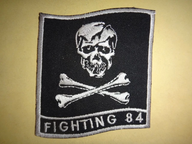 VIETNAM WAR PATCH US Navy Fighter Sq. VF-84 FIGHTING 84 JOLLY ROGERS £9 ...
