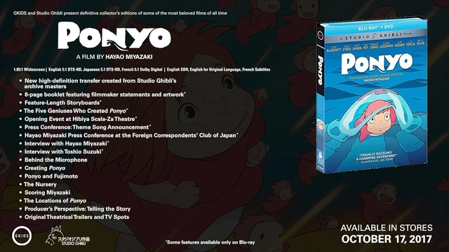 PONYO (BLURAY/DVD COMBO) (Blu-ray) EUR 29,87 - PicClick IT