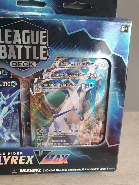 POKÉMON JCG ICE Rider Calyrex VMAX League Battle Deck 60 cartes Deck 3 ...