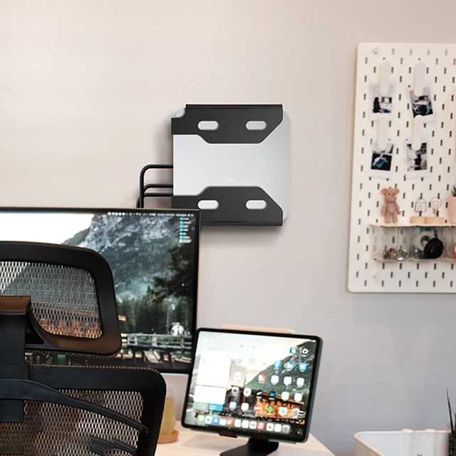 DESKTOP/WALL-MOUNTED COMPUTER HOLDER Bracket for Mac Studio 2022 (Wall ...