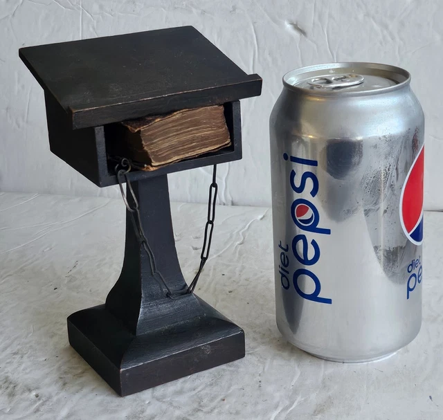 THE HOLY BIBLE 1901 David Bryce & Son Miniature Book With Lectern ...
