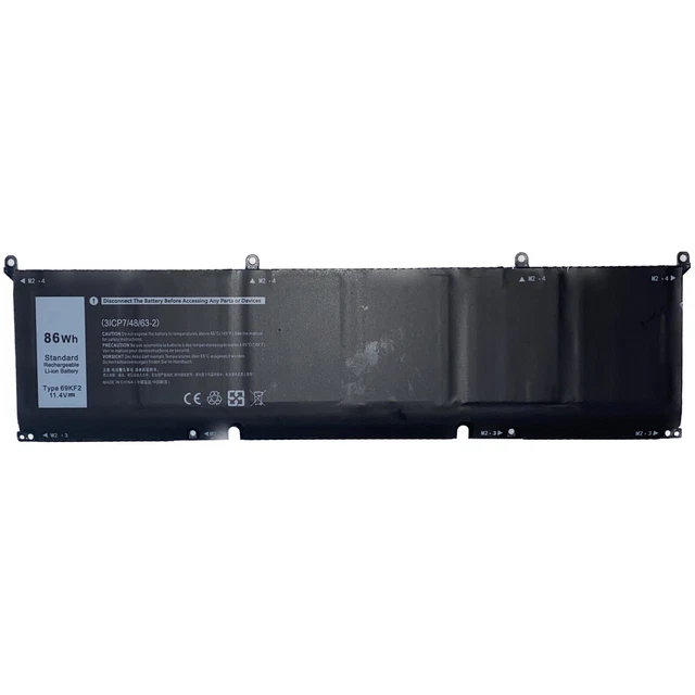 86WH 69KF2 BATTERY For Dell Alienware M15 M17 R3 XPS 15 9500 8FCTC ...