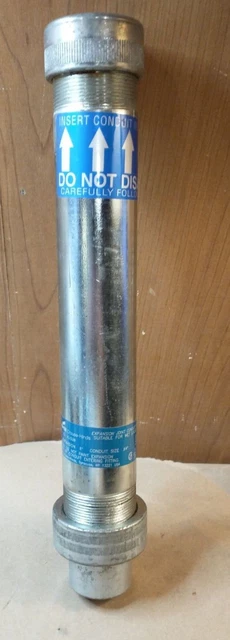 COOPER CROUSE-HINDS XJG24 Emt 3/4" Conduit Expansion Fitting 4" **New ...