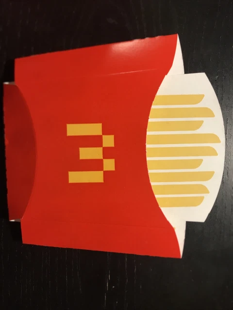 2025 MCDONALDS A Minecraft Movie French Fry Empty Box (Used) $9.00 ...