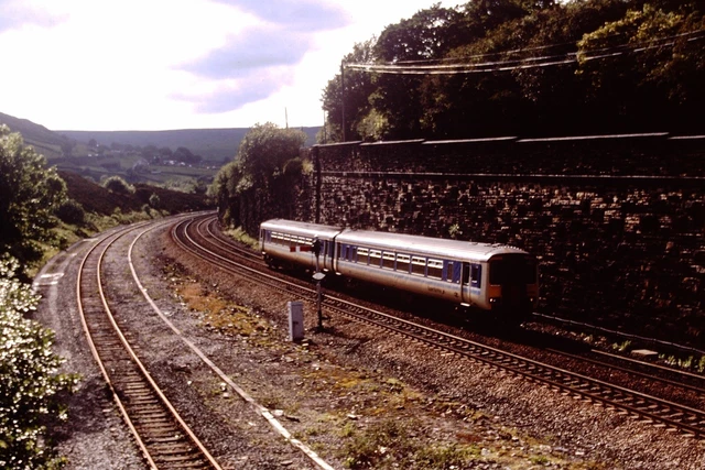 1990 BRITISH RAIL BR Diesel Loco Marsden SuperSprinter Railway Slide ...