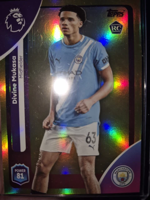 TOPPS 2026 PREMIER League Divine Mukasa Numbered 33/50 Rookie Card £31. ...