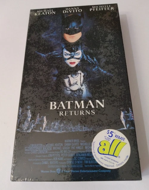 BATMAN RETURNS VHS Tape Movie SEALED NEW 1992 Michael Keaton £41.88 ...
