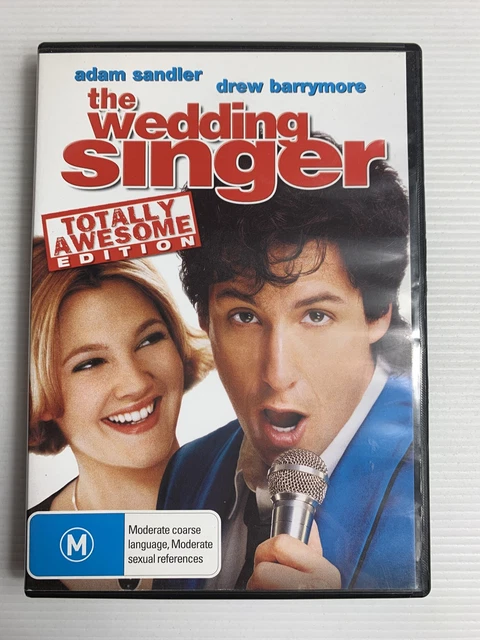 THE WEDDING SINGER Adam Sandler Drew Barrymore DVD R4 Cult $8.97 ...