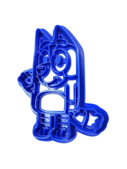 KIDS CARTOON BLUEY Cookie Cutter 3D Printed Birthday Party Baking Mould ...