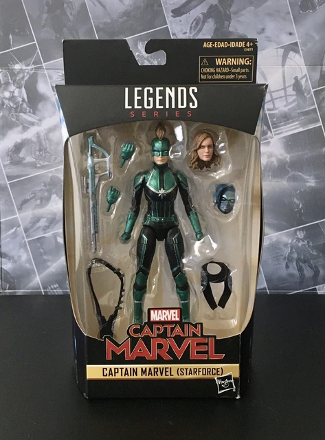 MARVEL LEGENDS STARFORCE Captain Marvel/Dr. Minerva (Complete, BIB ...