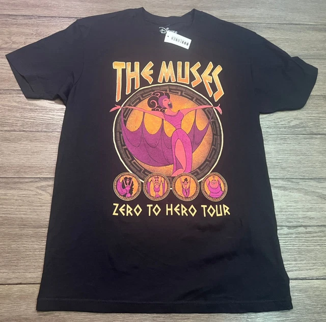 DISNEY THE MUSES Zero to Hero Tour Black SS T Shirt Size Medium M ...