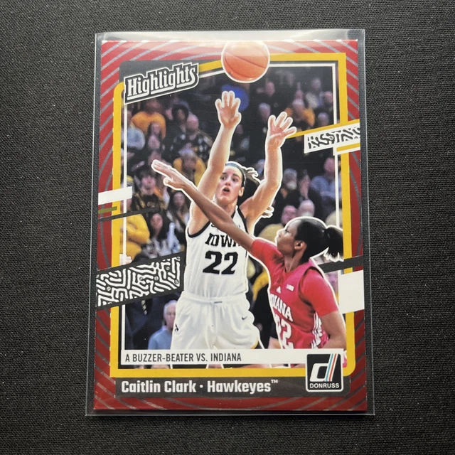 2024 PANINI CAITLIN Clark Collection Highlights H6 Red Foil SP $6.86 ...