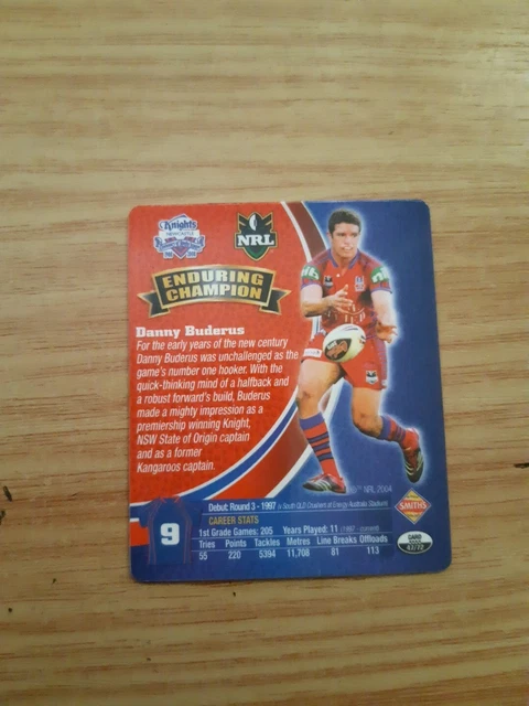 🔥2008 FOOTY LEGENDS Tazo Card *Danny Buderus*🔥 $2.00 - PicClick AU