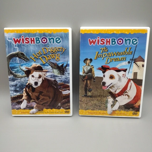 WISHBONE: THE IMPAWSSIBLE Dream DVD (2004) Hot Diggity Dawg Lot of 2 ...