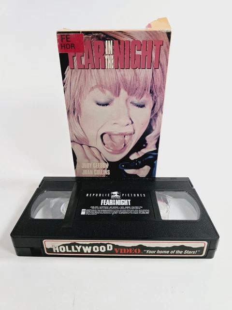 FEAR IN THE Night 1972 VHS Horror psychological Joan Collins Peter ...