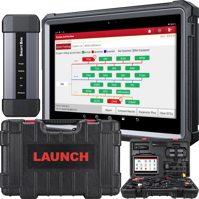 LAUNCH X431 PRO5 Valise Diagnostic Programmation J2534 50+ Sevices ...