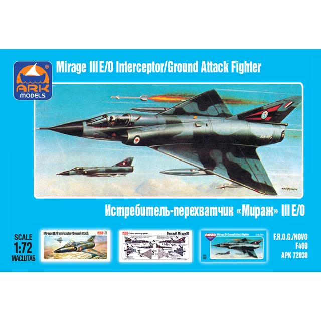 DASSAULT MIRAGE III French Jet Fighter Russian Aircraft Model Kits ...