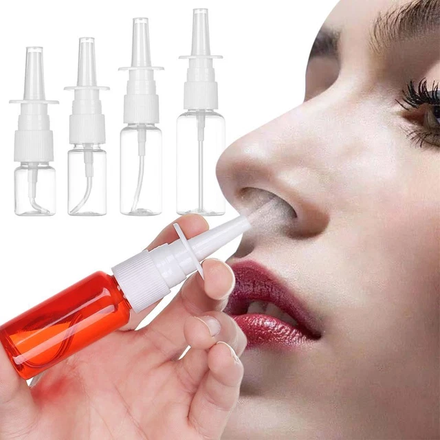 SPRAY BOTTLE EMPTY Nasal Sprayer Refillable Container Nose Dropper ...