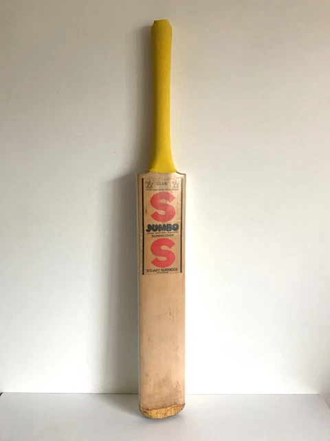 VINTAGE CRICKET BAT - SS JUMBO Supercover SH - Made in England £84.96 ...