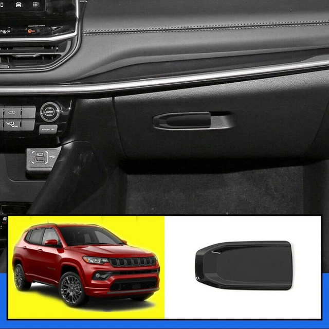 FOR JEEP COMPASS 2022-2023 ABS Black Inner Copilot Storage Box Handle ...