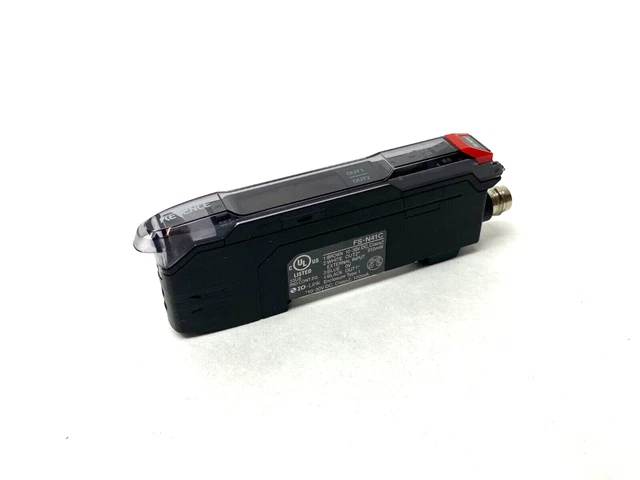 KEYENCE FS-N41C FIBER Optic Sensor Main Unit, M8 4-Pin Connector £141. ...