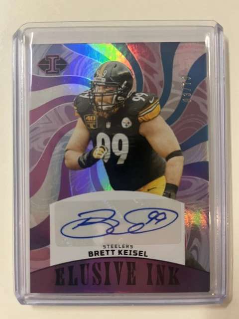 BRETT KEISEL 2023 Panini Illusions encre violette insaisissable AUTO ...
