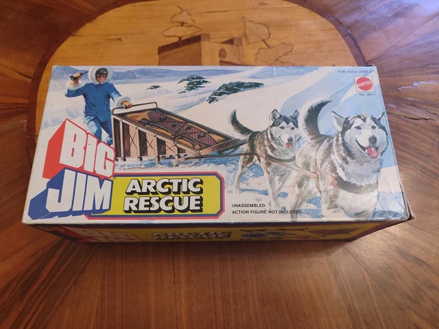 BIG JIM SLITTA ARTIC RESCUE Vehicle Mattel vintage EUR 80,00 - PicClick IT