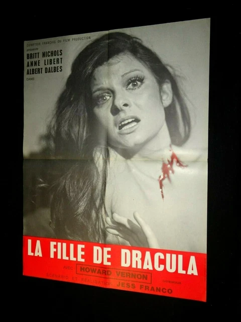 La Fille De Dracula Jess Franco Affiche Cinema 1971 Eur 30 00