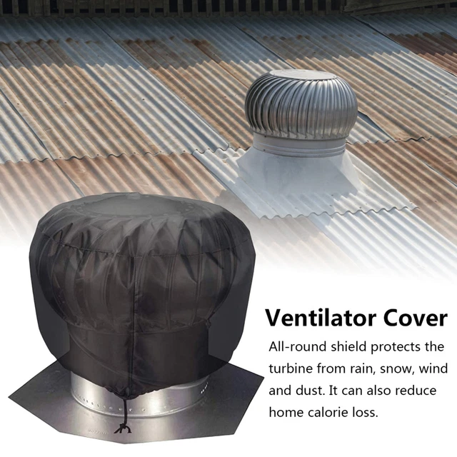 ROOF VENT COVER, Heavy Duty Turbine Ventilator Protector Shield ...