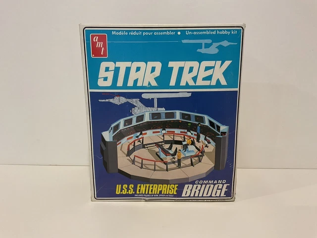 STAR TREK CLASSIC U.S.S. Enterprise Command Bridge Model Kit AMT vintage $90.00 - PicClick CA