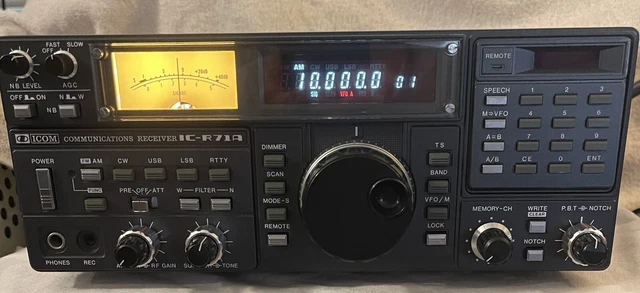 VINTAGE ICOM IC-R71A Communication Receiver Plug And Play!! Just Gone ...