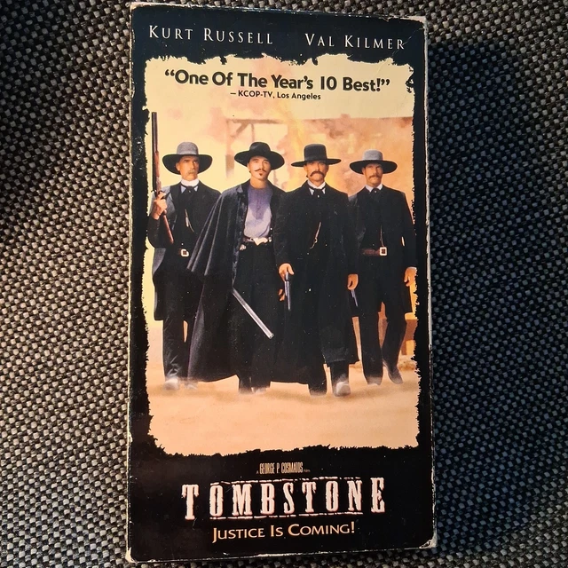 TOMBSTONE VHS NTSC 1993 Western Kurt Russell Kilmer £9.05 - PicClick UK