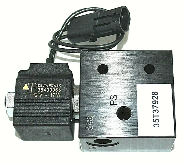 MUNCIE SOLENOID VALVE Block Assembly, 12V, OEM,Part # 35M12340B, PTO ...