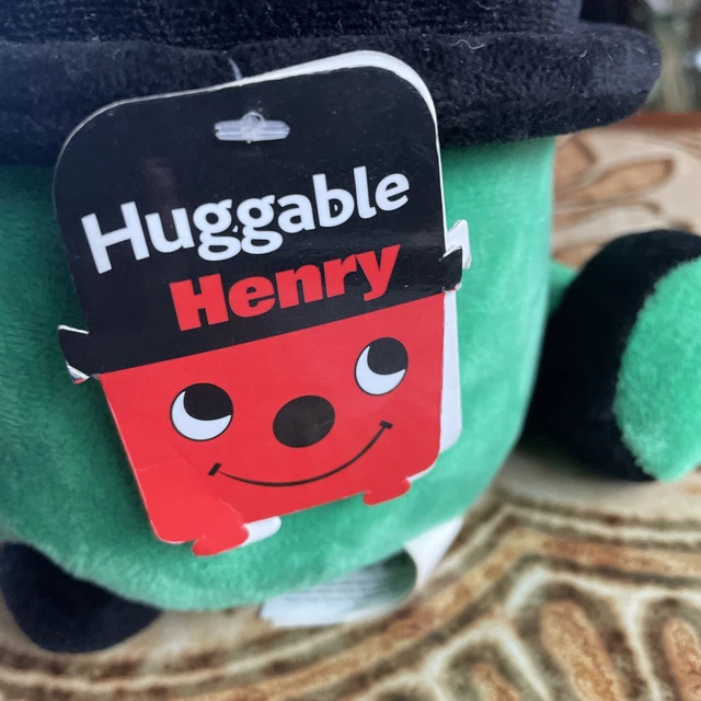 HENRY HOOVER HUGGABLE Soft Plush Toy Green Casdon Soft Toy Plush With ...