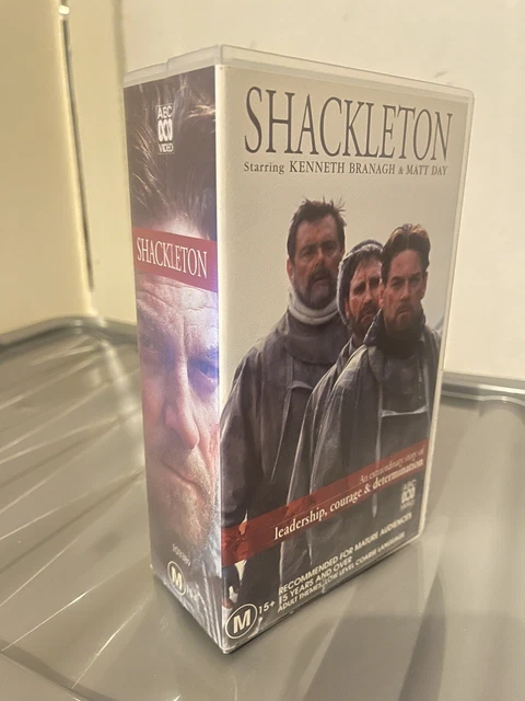 RARE SHACKLETON DOUBLE VHS - 2002 - ABC Video - Kenneth Branagh $12.50 ...