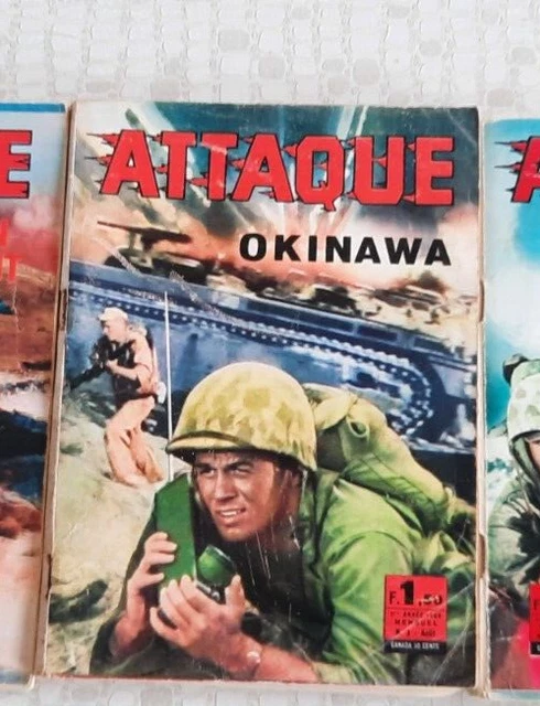 ATTAQUE PETIT FORMAT N ° 3 .ROMAN PHOTOS GUERRE . ED PONZONI 1966/(film ...