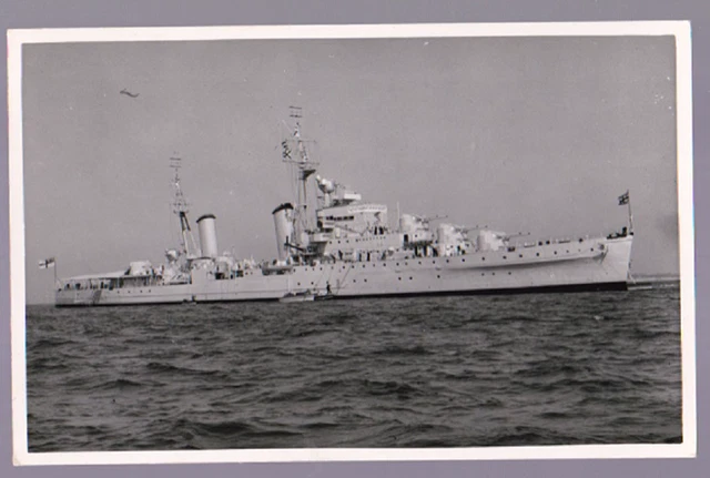 HMS DIDO 2. Weltkrieg Cruiser Royal Navy PC-Größe RP-Karte EUR 13,72 ...