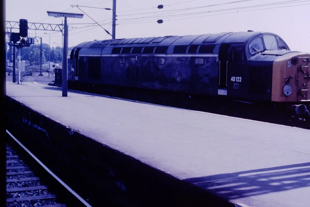 1985 BRITISH RAIL BR Diesel Loco 40122 Carlisle Railway Slide Ref 2942 ...