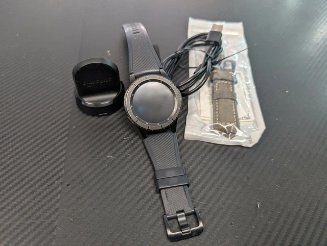 SAMSUNG GEAR S3 Frontier 46mm Smart Watch Tested Working Used £39.99 ...