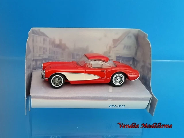 VOITURE DE COLLECTION - Chevrolet Corvette 1956, Dinky 1/43 EUR 20,00 ...
