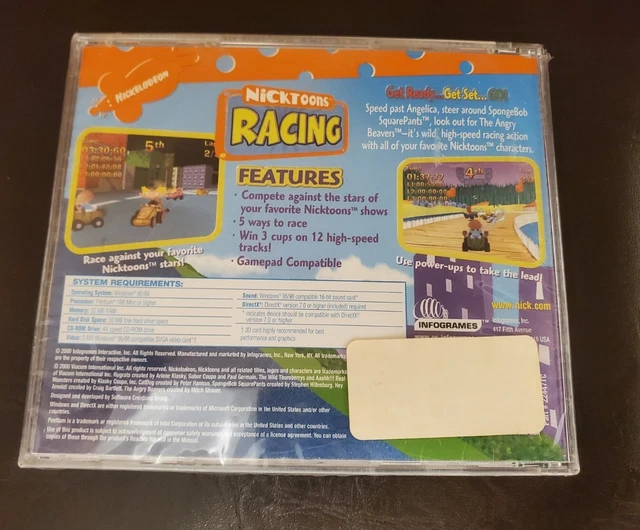 NICKTOONS RACING PC / CD-ROM £7.31 - PicClick UK