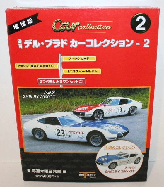 DELPRADO MASSSTAB 1/43 Druckguss Shelby Toyota 2000GT Racing #23 - Modell & Mag Box Set EUR 23 ...