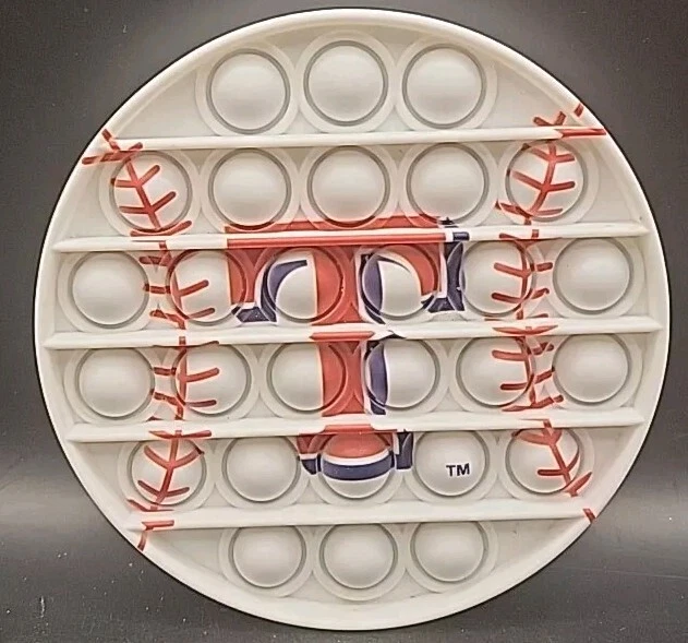 TEXAS RANGER BASEBALL Pop Its Fidget Toy Sensory Stress. Toy for kids ...