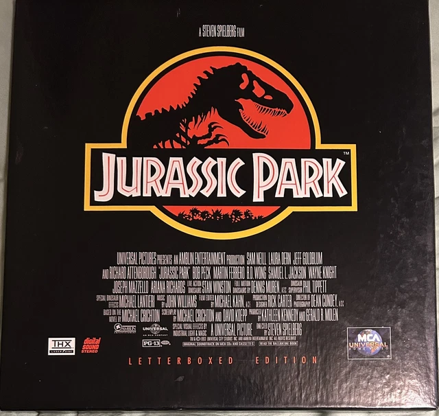 JURASSIC PARK CAV Laserdisc Box Set (1994) Mca/Universal Home Video ...