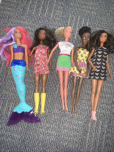 LOTS THREE BARBIES and Two Disney Dolls Disney Princess Dolls £16.15 ...