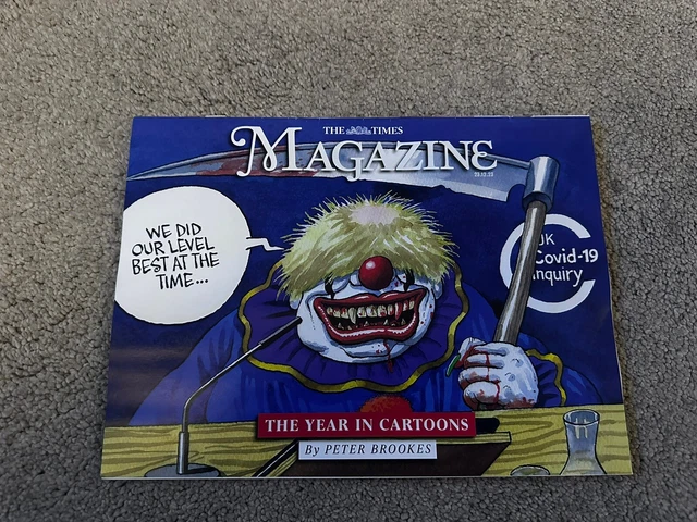 THE TIMES MAGAZINE 23rd December 2023 23/12/23 The Year In Cartoons £8. ...