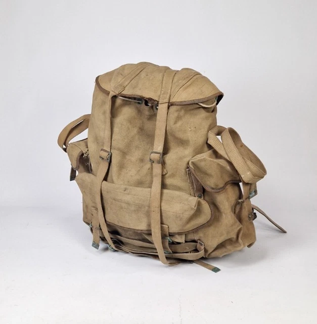 VINTAGE BRITISH ARMY 1941 WW2 Commando Bergen Backpack Rucksack £151.51 ...