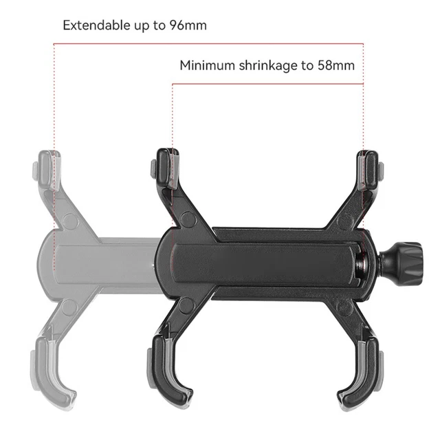 4CLAW PHONE MOUNT with Space Saving Design for Road and Mountain Bikes ...