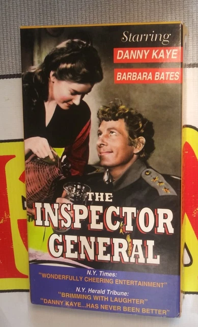 VHS - THE Inspector General Danny Kaye, Walter Slezak, Comedy Movie.. £ ...
